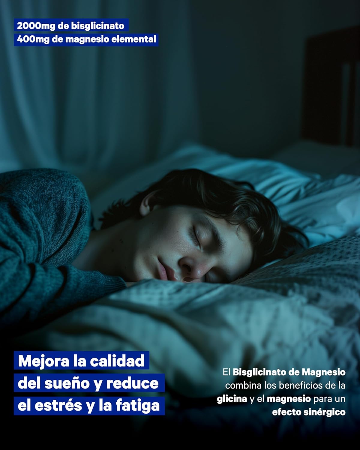 Bisglicinato de Magnesio Nutribrain | 250 Cápsulas - Bisglicinato de magnesio